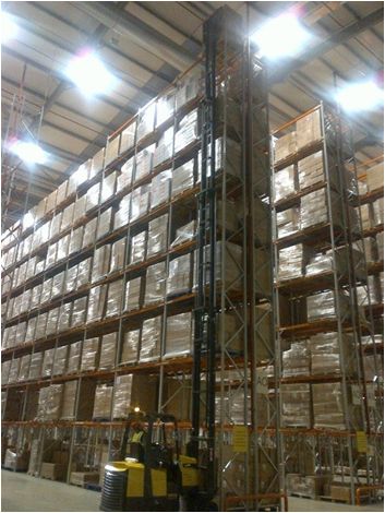 Warehouse mast: 15 metre lift! | LIFT-TEK ELECAR| masts, lift tek masts ...